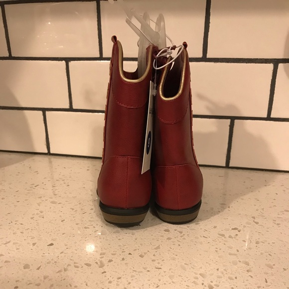 Shoes | Nwt Girls Red Cowgirl Boots | Poshmark